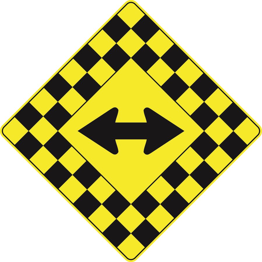 Checkerboard Double Arrow