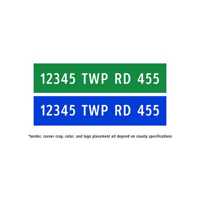 Rural Address Signs - Alberta | Signs | ATS Traffic Product Catalog