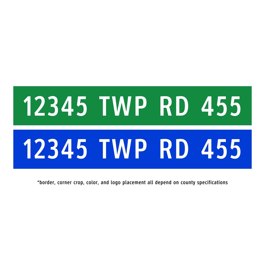 Rural Address Signs - Alberta | Signs | ATS Traffic Product Catalog