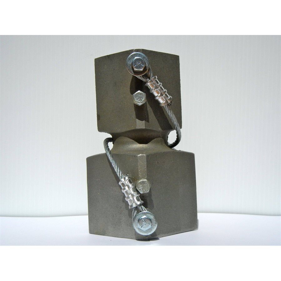 Coupler -Square - 2-1 / 4" x 1-3 / 4" (QF003 Quickfix)