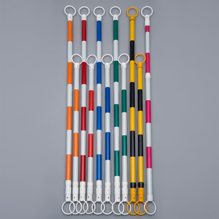 Retractable Cone Bar - 10ft - Black/Yellow Engineer Grade Facing ...