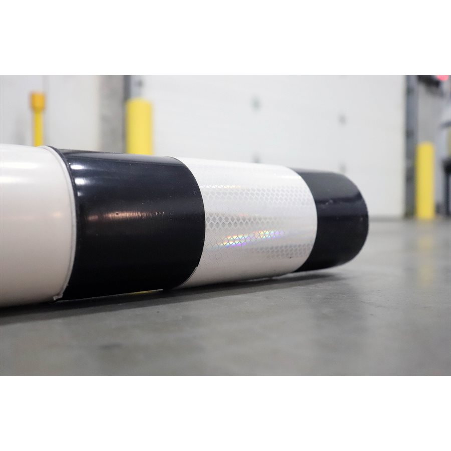 Delineator Post - White with Black Top | Posts & Bases | Delineators ...