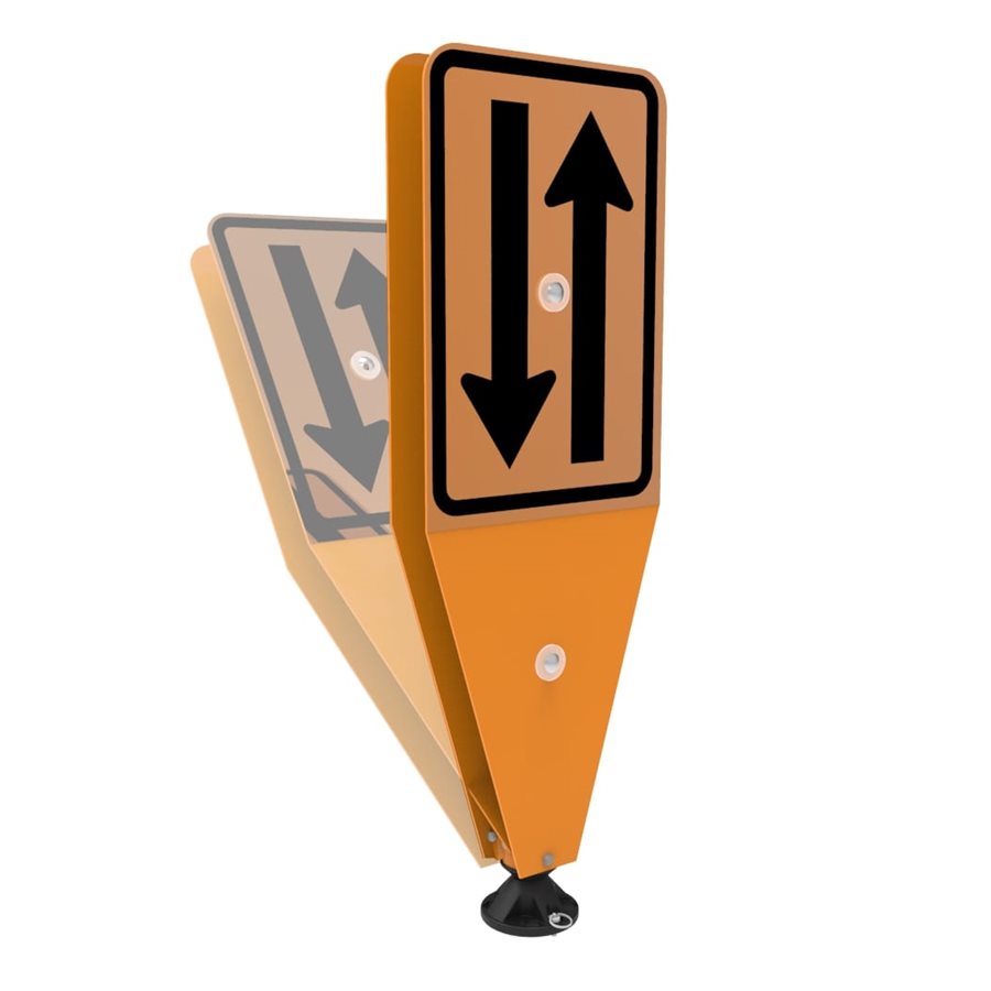 Double Sided Opposing Lane Divider | Drums & Panels | Delineators | ATS ...