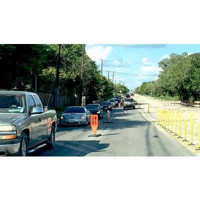 Double Sided Opposing Lane Divider | Drums & Panels | Delineators | ATS ...