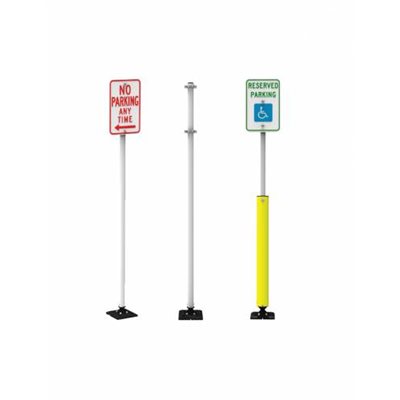 Post - Sta-Rite Impactable Sign Post with Bollard Enhancement - 78 ...
