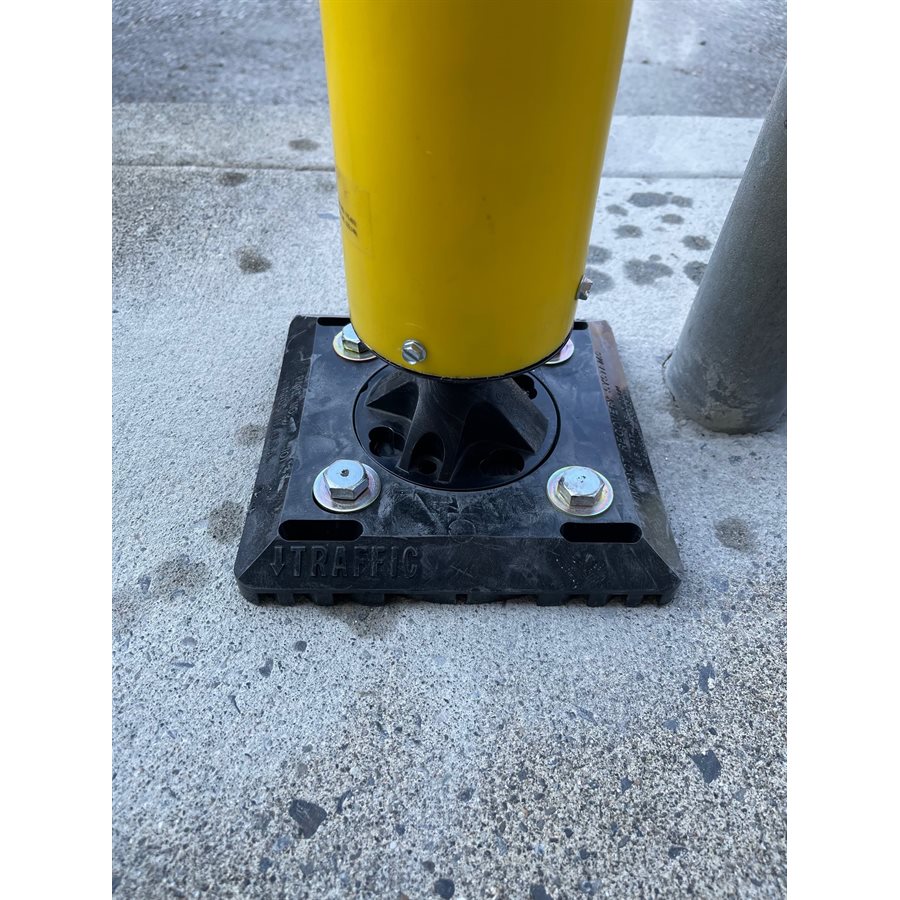 Post - Sta-Rite Impactable Sign Post with Bollard Enhancement - 78 ...