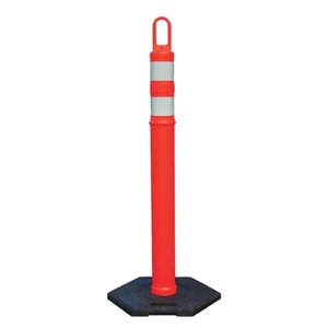 42” Looper Tube with 2" x 4" HI Band | Posts & Bases | Delineators ...