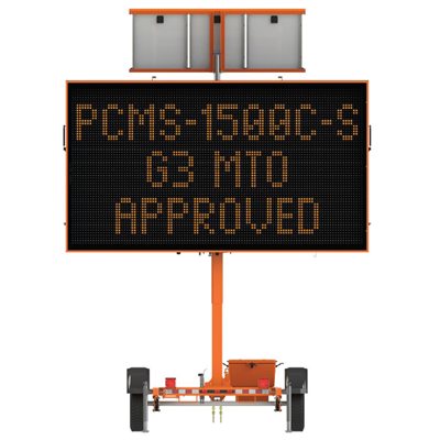 Ver-Mac Full-Matrix Trailer-Mounted Message Sign - PCMS-1500C-S G3 MTO ...