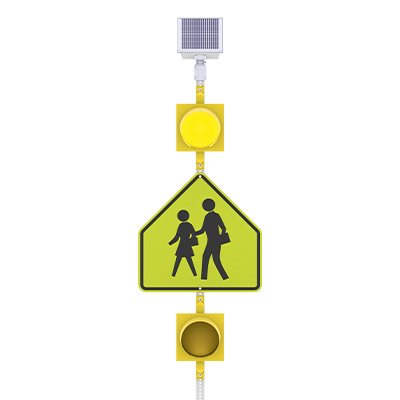R829-E – Compact, Solar-Powered School Zone Flashing Beacon|Traffic ...