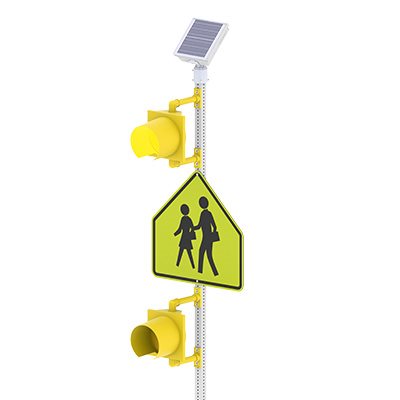 R829-E – Compact, Solar-Powered School Zone Flashing Beacon|Traffic ...