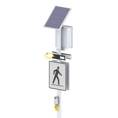 SC315-G - Solar Powered Rectangular Rapid Flashing Beacon | RRFB ...